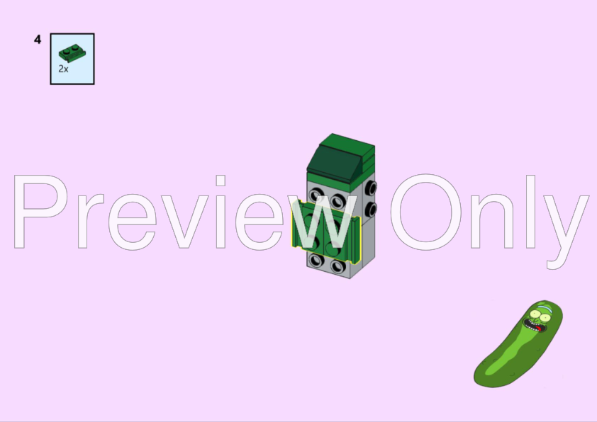 LEGO MOC Pickle Rick from Rick & Morty by GetMeBricked | Rebrickable ...