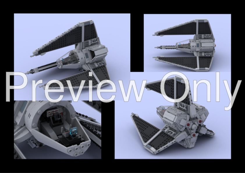 LEGO MOC Tie Phantom (SW Legends) by Ignatius666 | Rebrickable - Build with LEGO