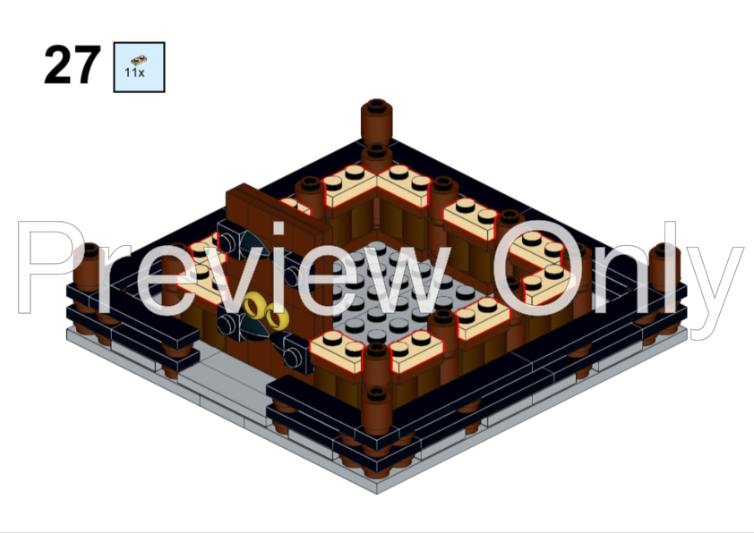 LEGO MOC Pagoda by Louis_Of_Nutwood | Rebrickable - Build with LEGO