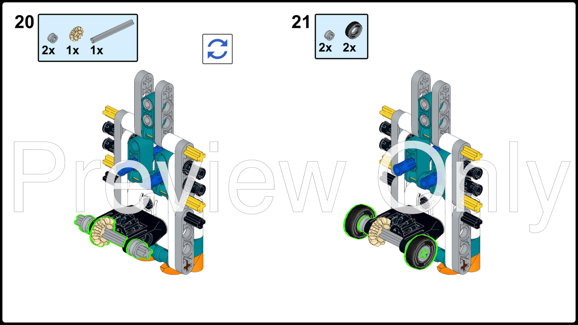 LEGO MOC Biplane - Dual 42117 C-model /freemium/ by kostq | Rebrickable ...