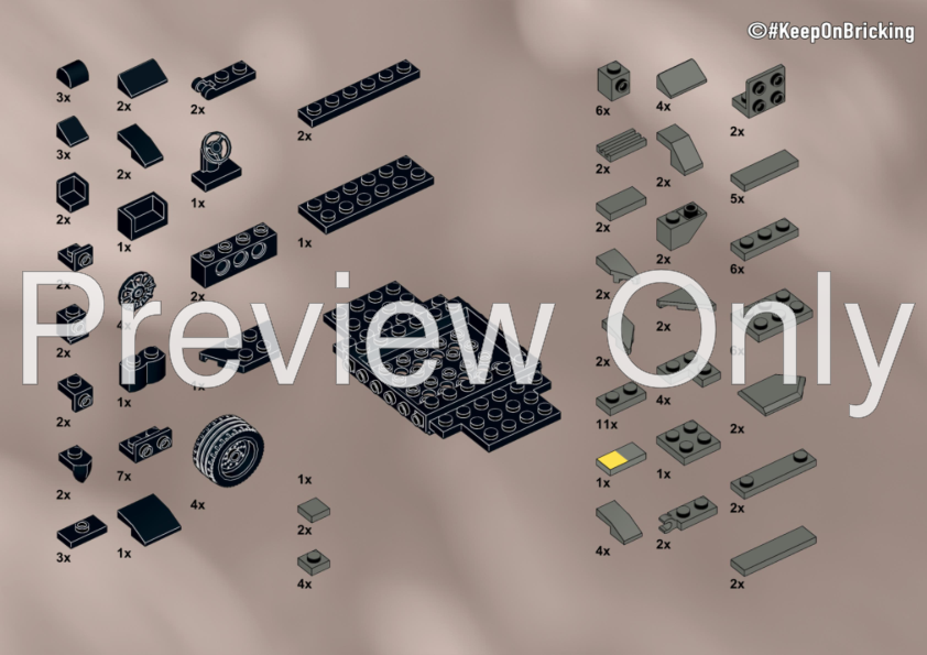 LEGO MOC 76903 Dirt Wette by Keep On Bricking | Rebrickable - Build ...