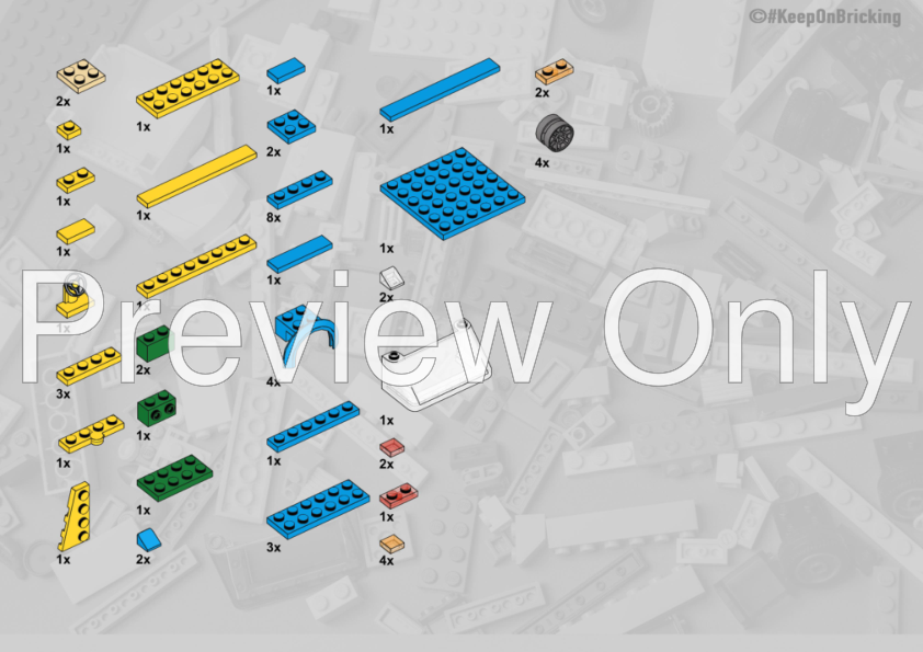 LEGO MOC 60253 Cabrio for two by Keep On Bricking | Rebrickable - Build ...