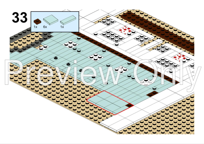 LEGO MOC Beach Bar v2 by LegoBricking | Rebrickable - Build with LEGO