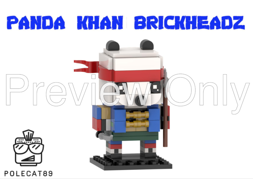 LEGO MOC Panda Khan Brickheadz (Playmates Version) by polecat89 ...