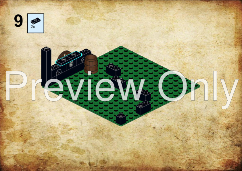 LEGO MOC River gate bridge - Alternate build 2 Lego 6085 by n2brick ...