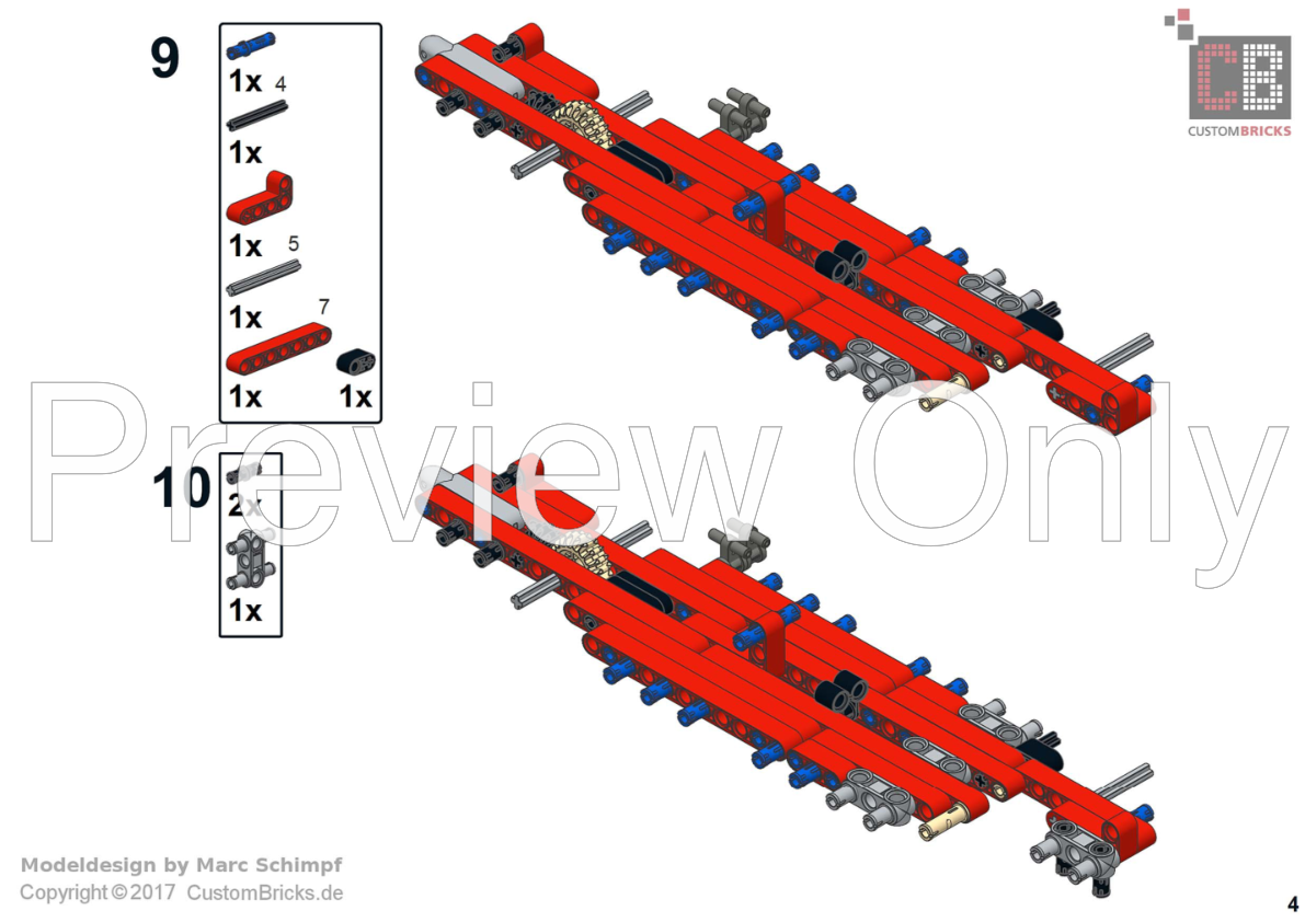 LEGO MOC 42054 Grupper with front weight and Pneumatic by CustomBricks ...