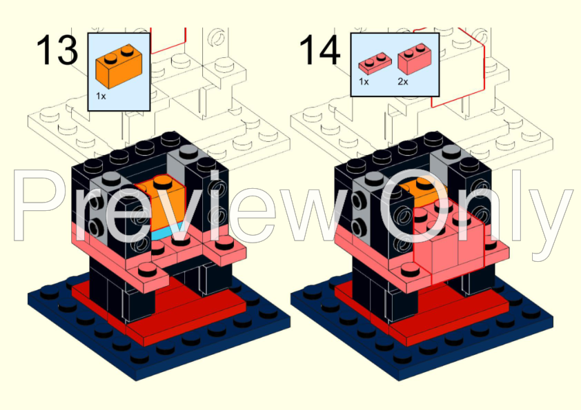 LEGO MOC Jiro Kyoka - My Hero Academia BrickHeadz by NinjaChips20 ...