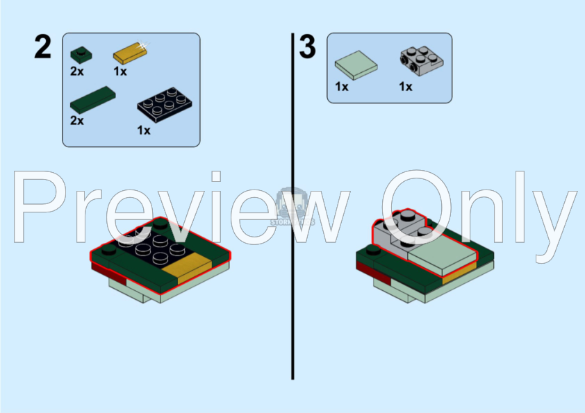 LEGO MOC Vision BrickHeadz by Stormythos | Rebrickable - Build with LEGO