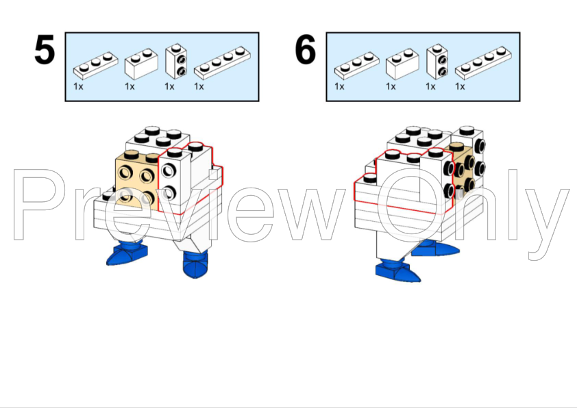 LEGO MOC LEGO Yattaman Brickheadz by Gabryboy80 | Rebrickable - Build ...