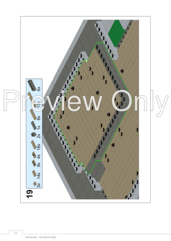 LEGO MOC Modern Bar Modular Building by www.bricks-on-rails.de ...
