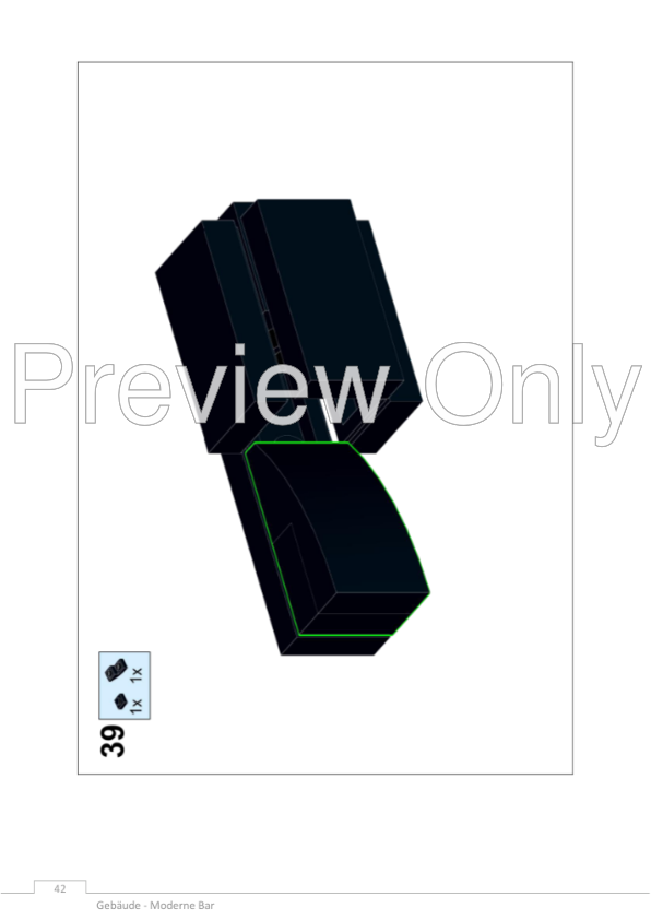 LEGO MOC Modern Bar Modular Building by www.bricks-on-rails.de ...