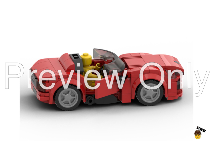LEGO MOC Dodge Viper RT10 Stud6 by billyballokarlo | Rebrickable ...