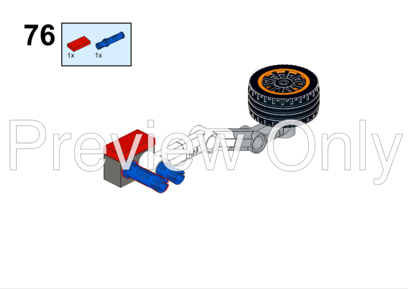 LEGO MOC Papilio Piro by CarCube | Rebrickable - Build with LEGO