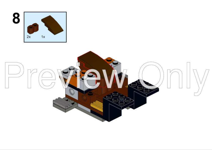 LEGO MOC Final Fantasy 7 motorbike by Jonny_Hairface | Rebrickable ...