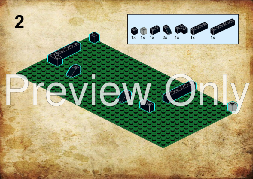 LEGO MOC Lego set 6085 Builder's pack 4in1 by n2brick | Rebrickable ...