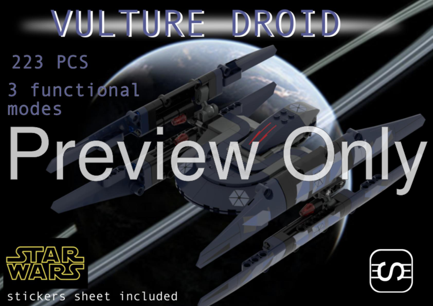 LEGO MOC Vulture Droïd by Eventus_Engineering_System | Rebrickable ...