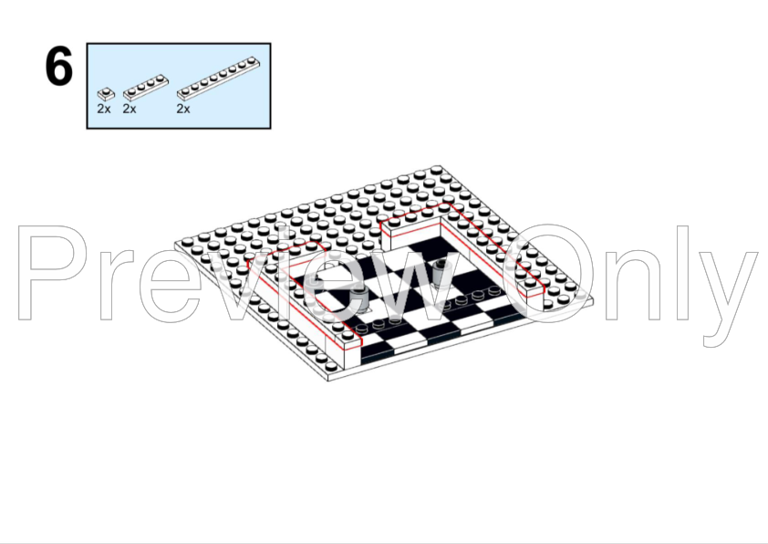 LEGO MOC Winter Village Small Church by Cvanhulle | Rebrickable - Build ...