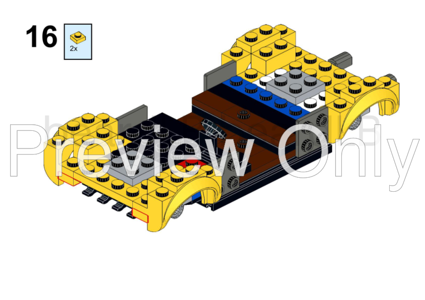 LEGO MOC Camaro 1969 8wide speedchampions by beardLB | Rebrickable ...