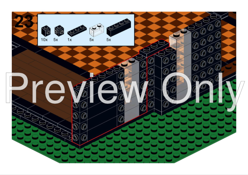 LEGO MOC Modern Bungalow with Pool by gvrmakes | Rebrickable - Build ...