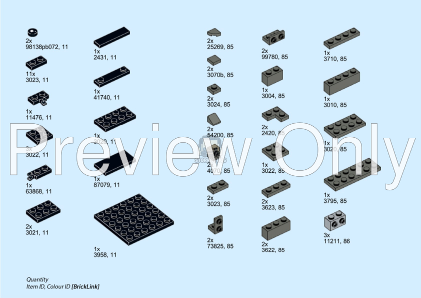 LEGO MOC Baron Zemo BrickHeadz by Stormythos | Rebrickable - Build with ...