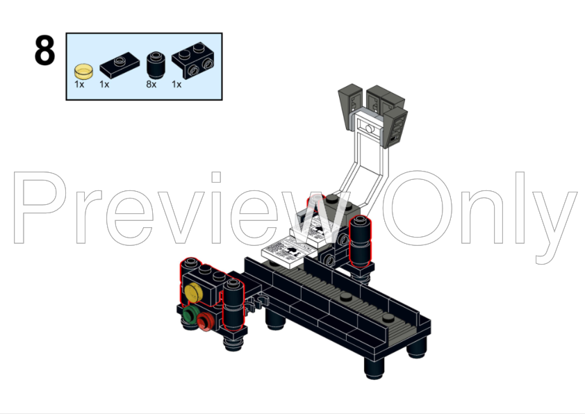 LEGO MOC Printing press by Brother Bear Bricks | Rebrickable - Build ...