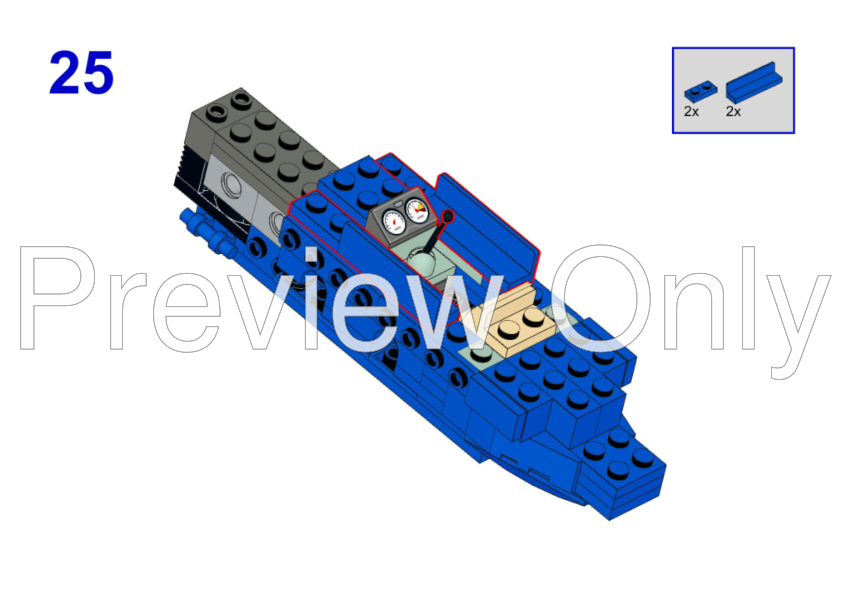 LEGO MOC Set #31094 Alt Build - F4U Corsair - All Blue by Brick.Mocman ...