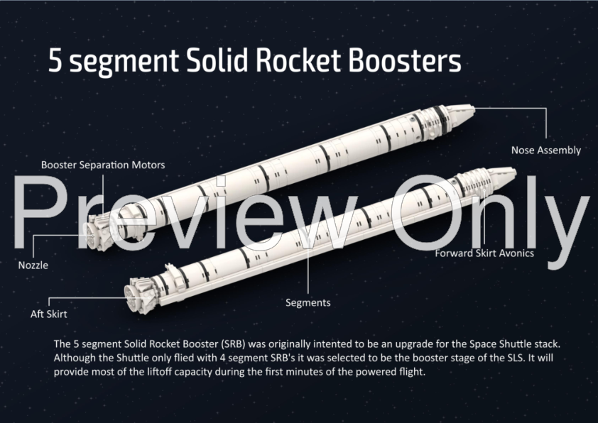 LEGO MOC NASA Space Launch System family (SLS) (1:110 scale) by saxus ...