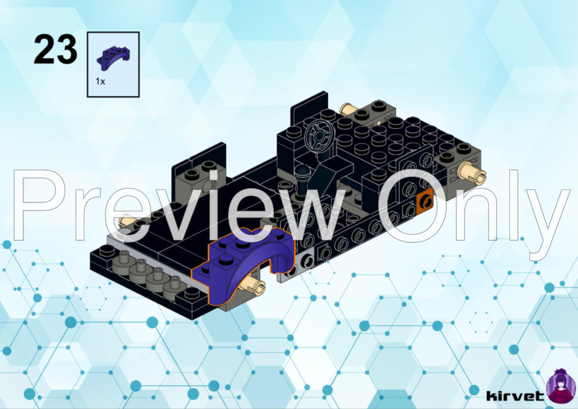 LEGO MOC 76904 Hearse by Kirvet | Rebrickable - Build with LEGO