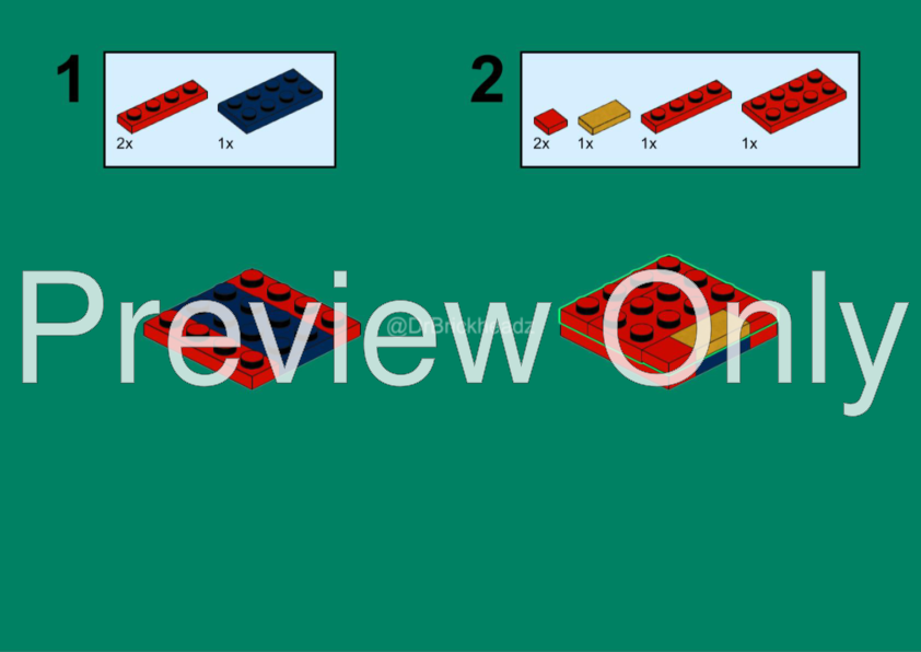 LEGO MOC Captain Marvel Brickheadz by DrBrickheadz | Rebrickable ...