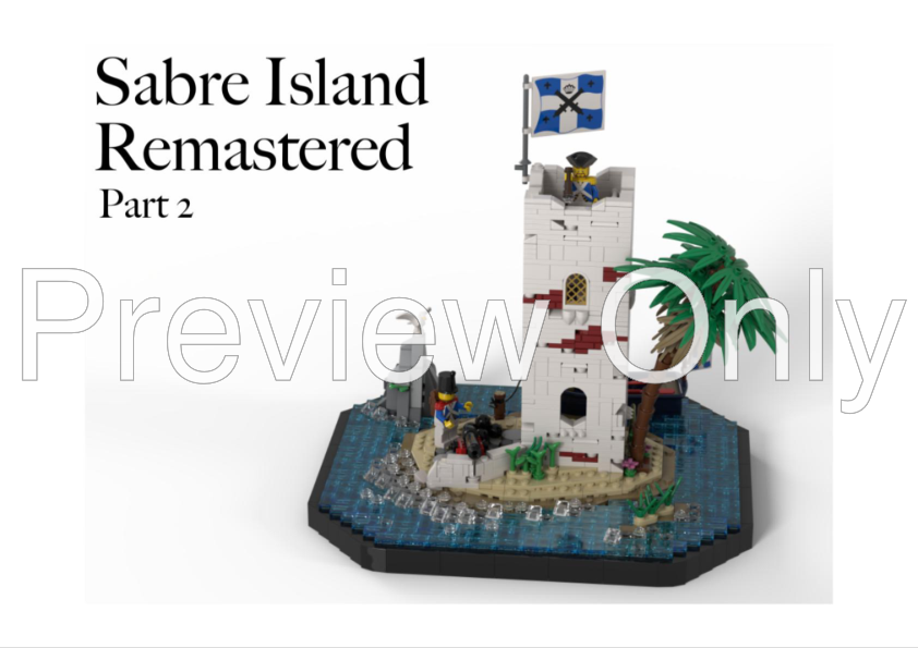 LEGO MOC Sabre Island Remastered by CaptainDarkNStormy | Rebrickable ...
