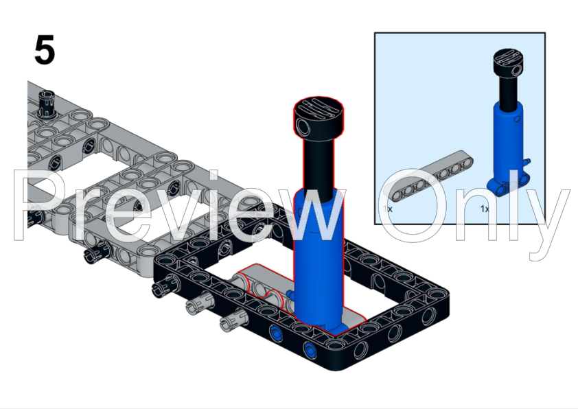 LEGO MOC Container Handler and Truck by legoRookie2021 | Rebrickable ...