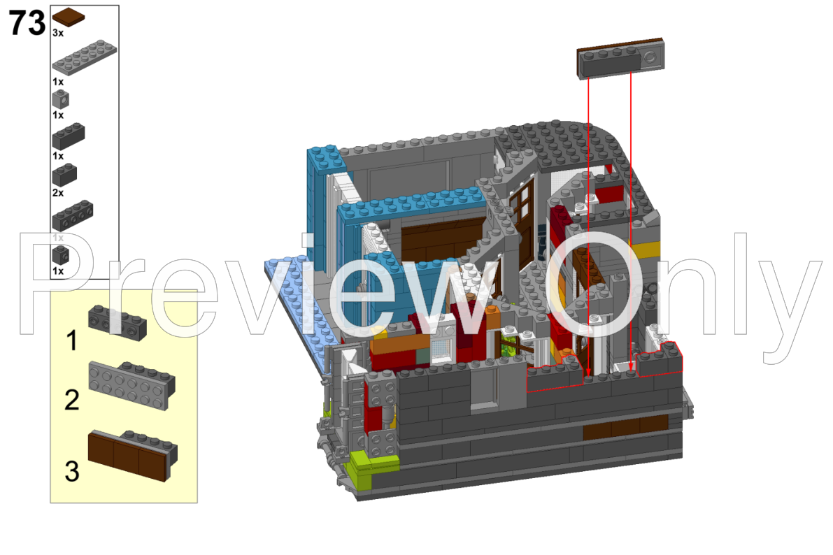 LEGO MOC Cuba Hotel by BrickAtive | Rebrickable - Build with LEGO