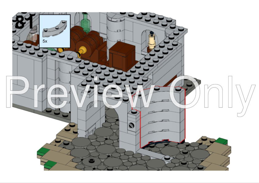 LEGO MOC-93022 Medieval Welsh Castle: The Great Hall by PeppePell ...