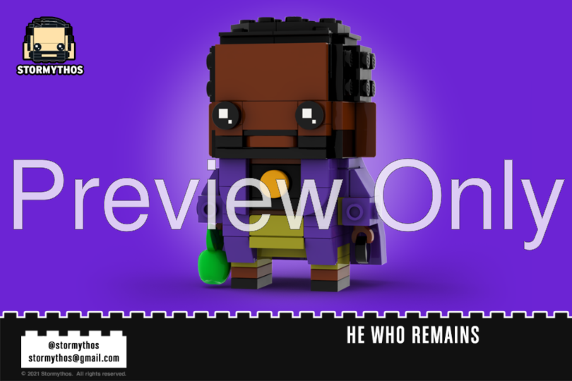 LEGO MOC He Who Remains BrickHeadz by Stormythos | Rebrickable - Build ...