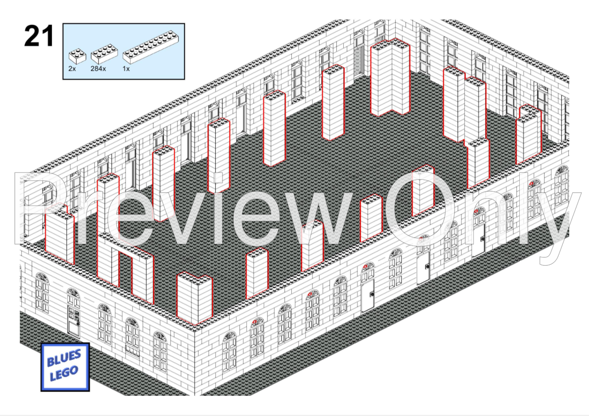 LEGO MOC Birmingham Town Hall by blues-lego | Rebrickable - Build with LEGO