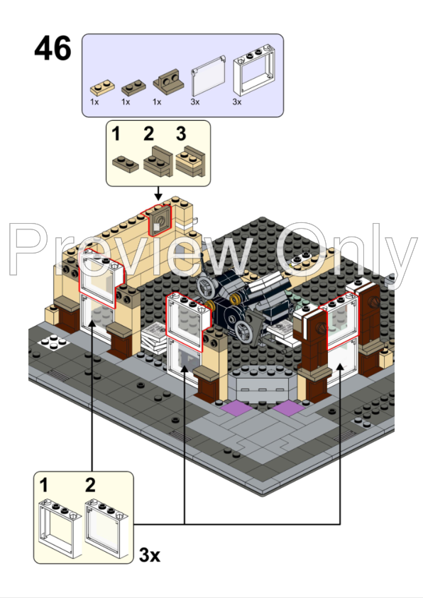 LEGO MOC 10278 - The Daily Press - Modular Newspaper Print Shop by ...