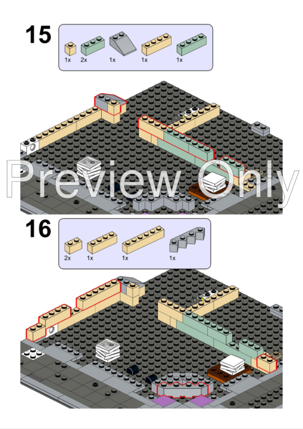 LEGO MOC 10278 - The Daily Press - Modular Newspaper Print Shop by ...