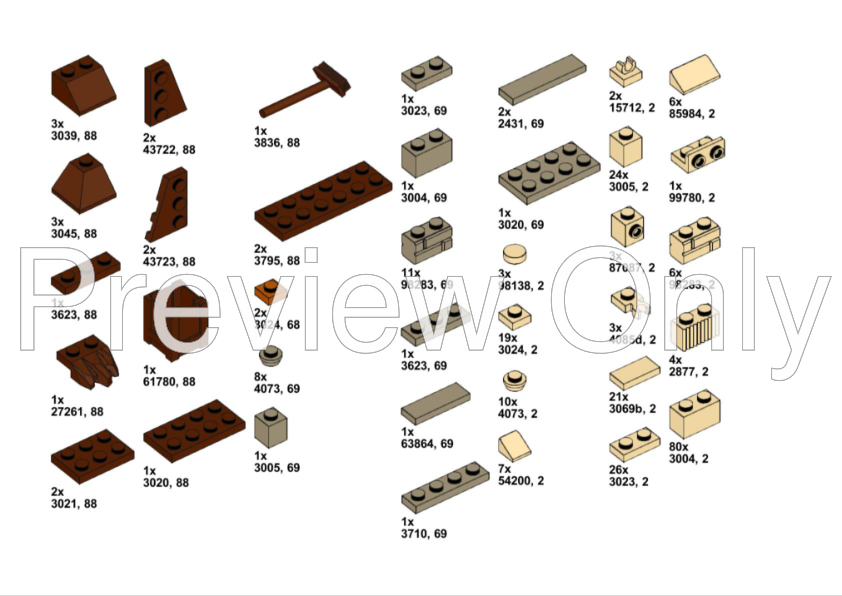 LEGO MOC Tatooine Ben Kenobi's House by obiwanklemmobi | Rebrickable ...