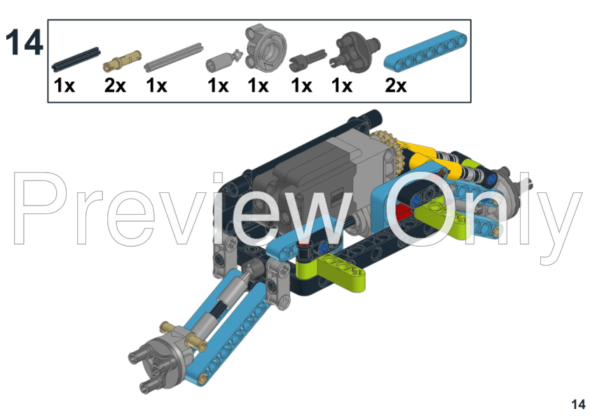LEGO MOC 42037 & 42124 Rear Engine Powered Up Buggy by DouglasVH ...