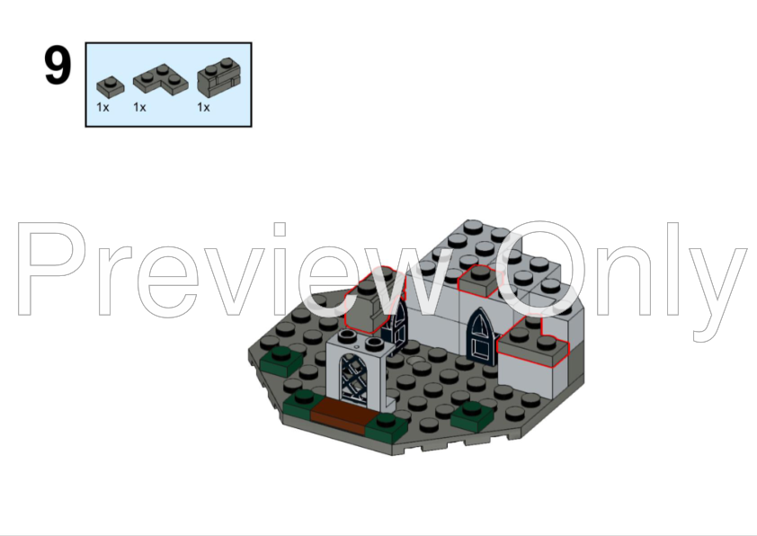 LEGO MOC Castelo Castro Alves by brick_alley | Rebrickable - Build with ...