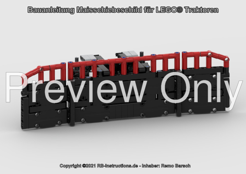 LEGO MOC Corn sliding shield for Claas Xerion 5000, Fastrac or other ...