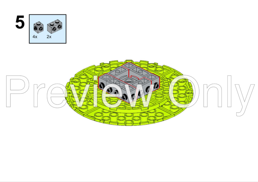 LEGO MOC Marvin's UFO by STL Brick Co. | Rebrickable - Build with LEGO