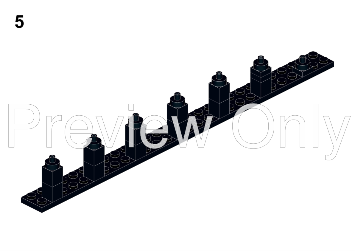 LEGO MOC Letters by uminuo | Rebrickable - Build with LEGO