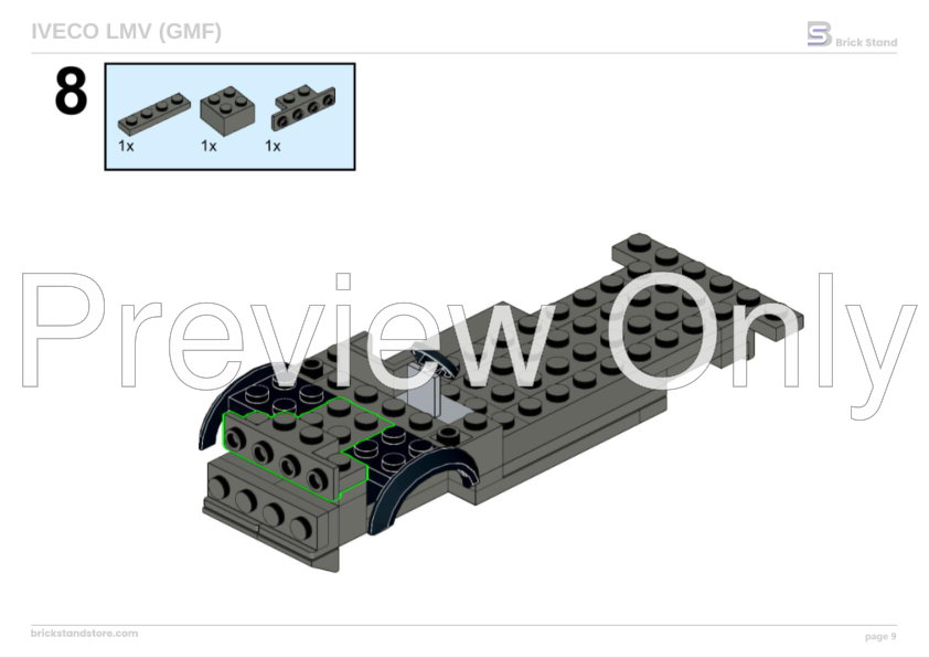 LEGO MOC IVECO LMV (GMF) by brickstand | Rebrickable - Build with LEGO