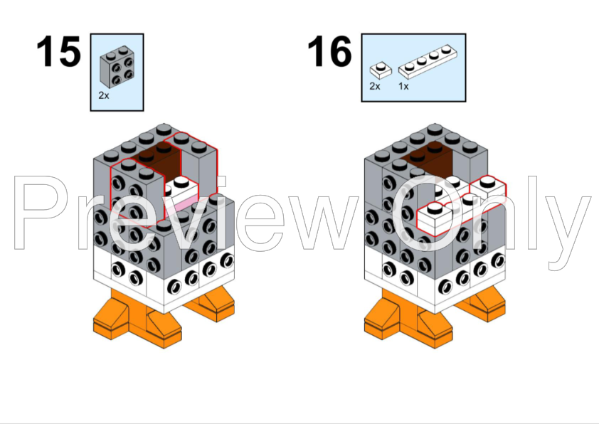 LEGO MOC Porg by iprice | Rebrickable - Build with LEGO