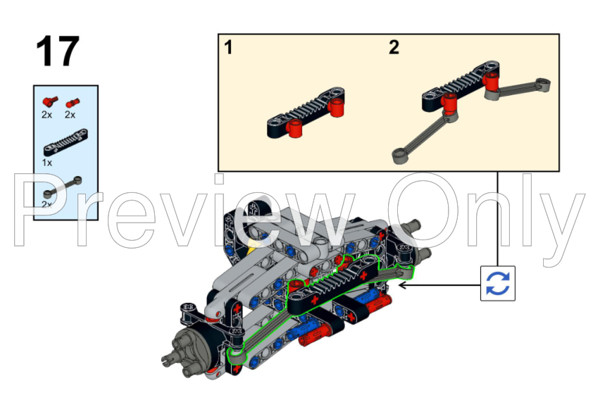 LEGO MOC 42126 C model - Class 1 Buggy by gyenesvi | Rebrickable ...