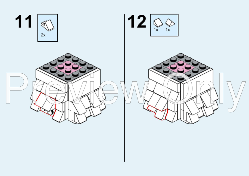 LEGO MOC Overcooked Eagle Chef BrickHeadz by luckybear | Rebrickable ...