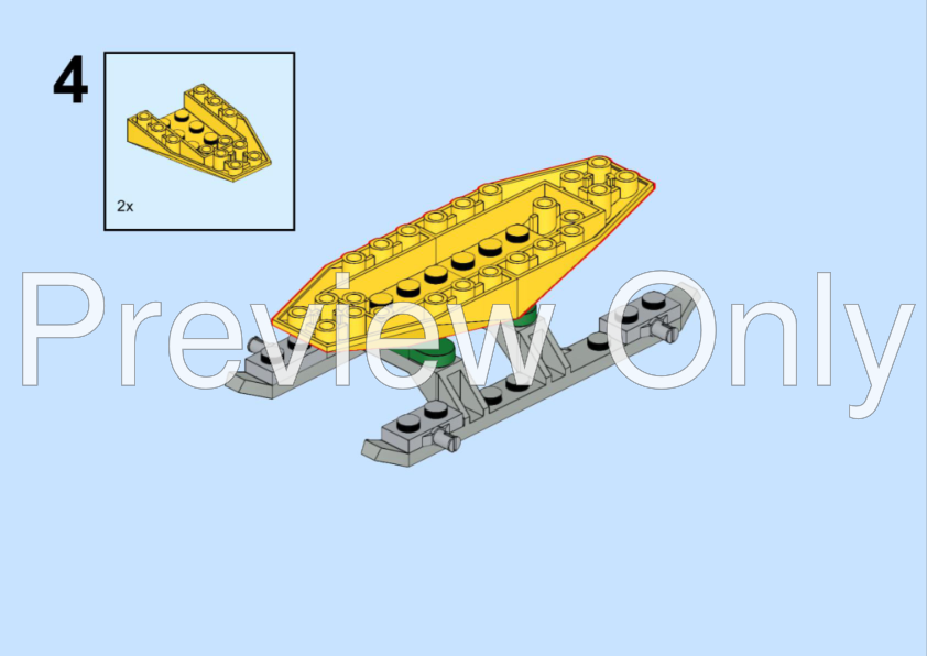 LEGO MOC seaplane by corr4 | Rebrickable - Build with LEGO