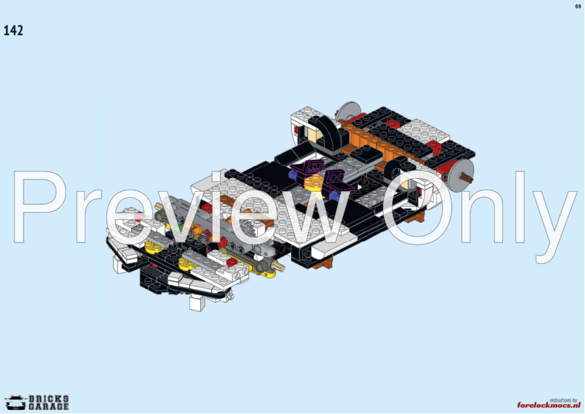 LEGO MOC 10295 Chevrolet Corvette C3 by firas_legocars | Rebrickable ...