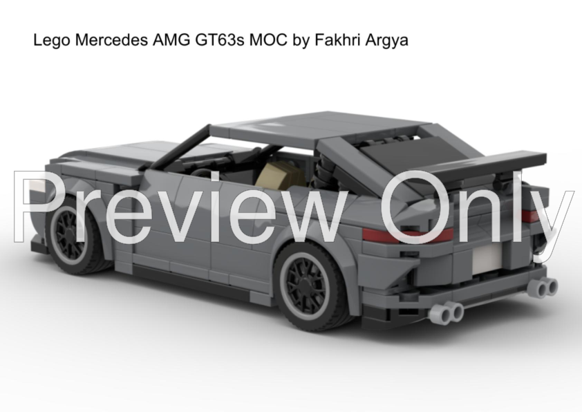 LEGO MOC Mercedes-Benz AMG GT63s 4-Door (White) by Fakhri Argya ...